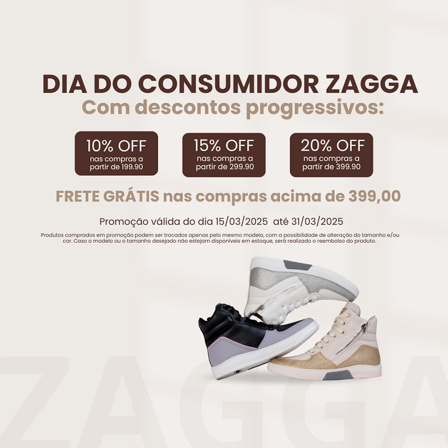 Loja Zagga - Botinhas e Looks Femininos para Treino